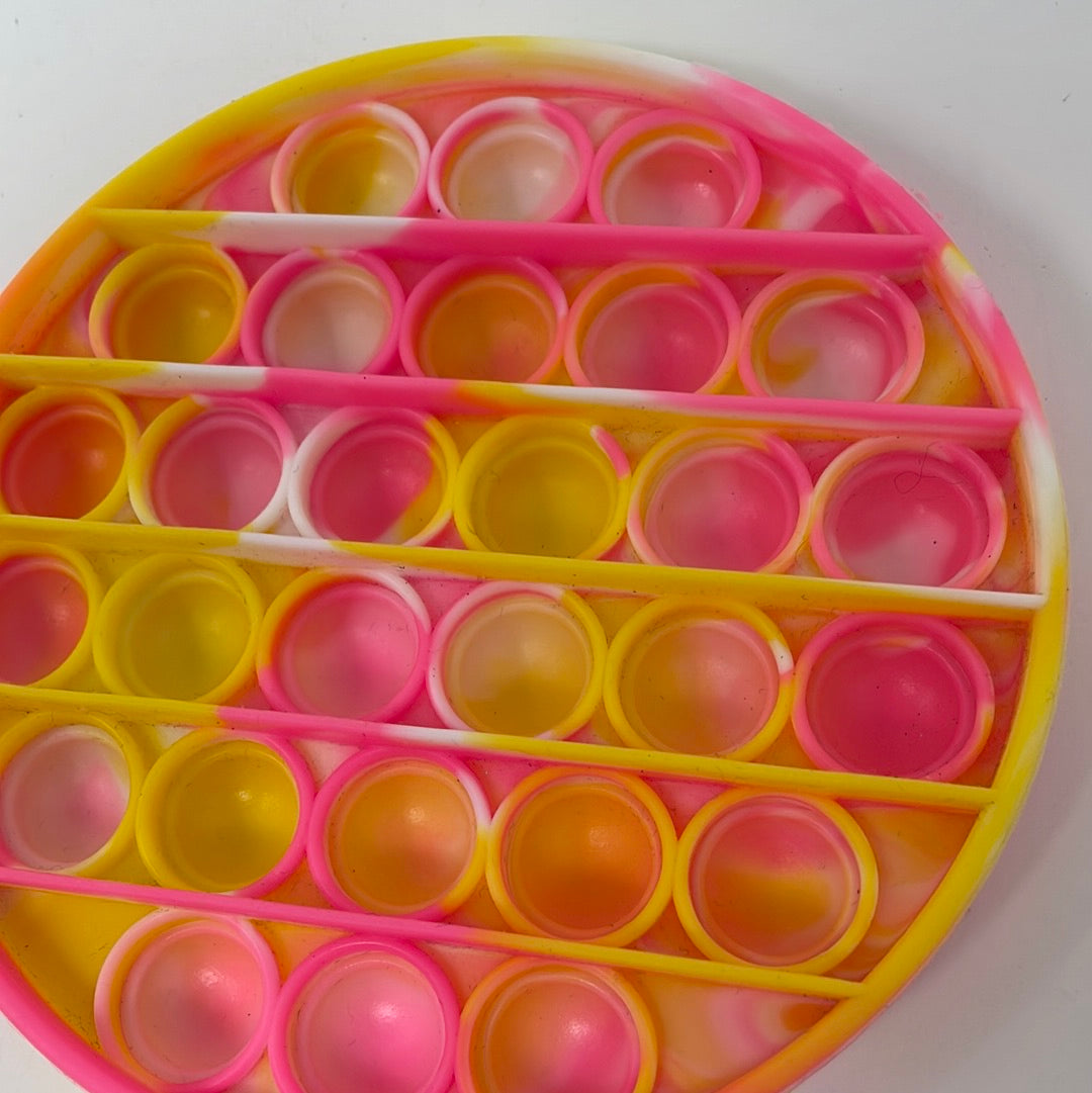 Pop It Circle Shape White, Pink and Yellow – shophobbymall
