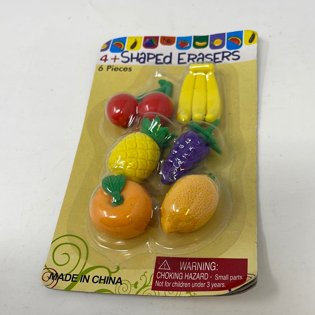 Fruit Shaped Erasers – shophobbymall