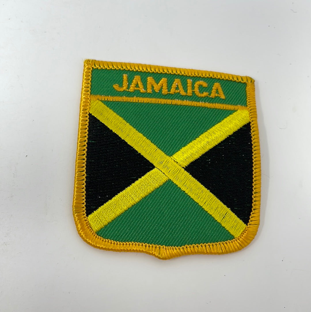 JAMAICA PATCH - REGGAE, RASTA, CARIBBEAN BADGE 2.75" – shophobbymall
