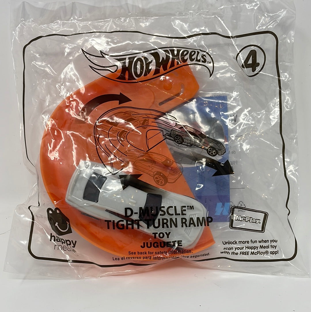 Hot Wheels D-Muscle Tight Turn Ramp McDonalds 2019 Happy