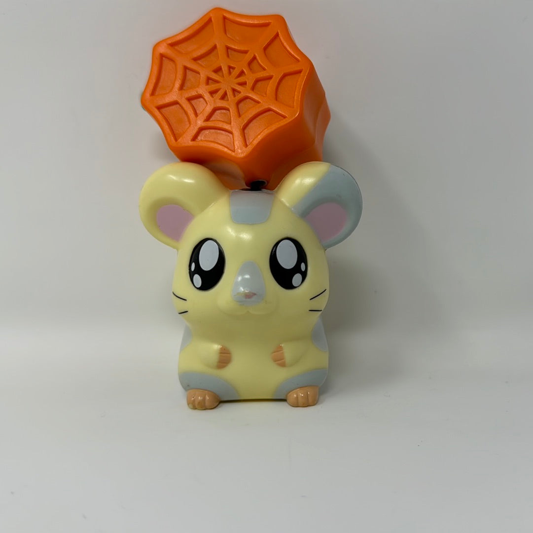 Burger King Kids Meal Toy Hamtaro Oxnard Hamster Spider Wed Pull Toy 2 ...