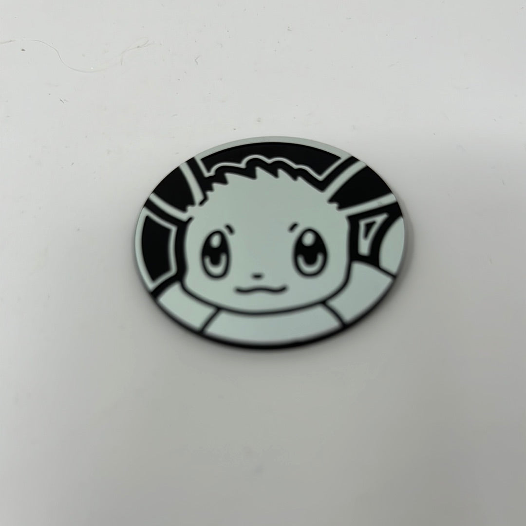 Pokemon Collectible Coin: Large Silver Eevee Flip Coin – shophobbymall