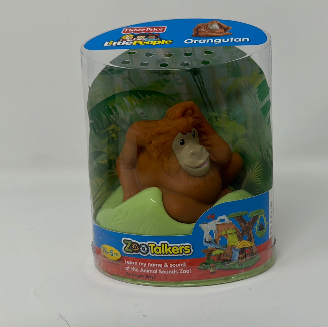 Fisher Price Little People Zoo Talkers Orangutan New Sealed Zootalkers ...