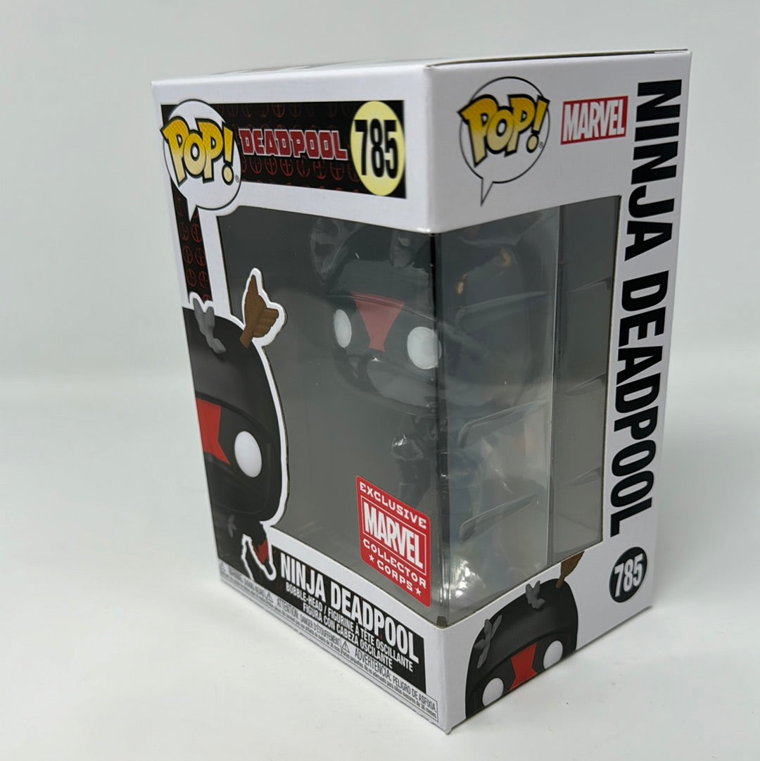 Funko Pop Deadpool Ninja Deadpool Marvel Collector Corps Exclusive 785 ...