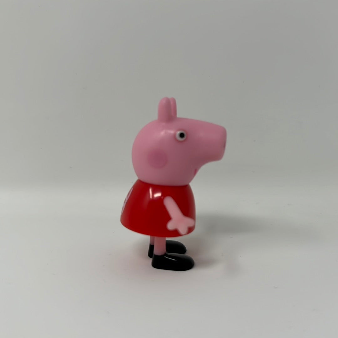 Peppa Pig Figure Pink Cheeks and Red Dress – shophobbymall