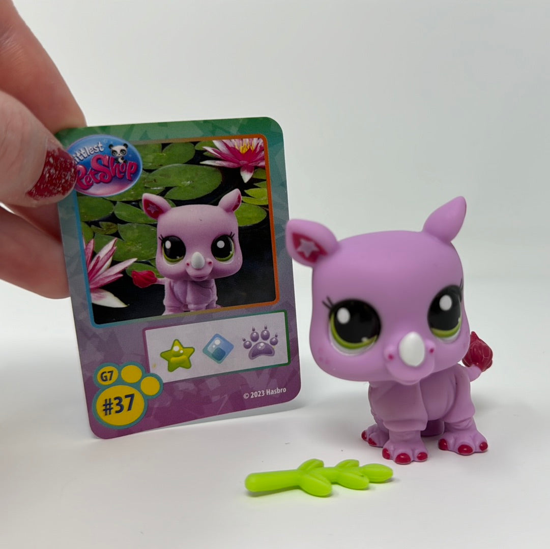 LPS G7 Rhino #37 G7 Littlest Pet Shop – shophobbymall