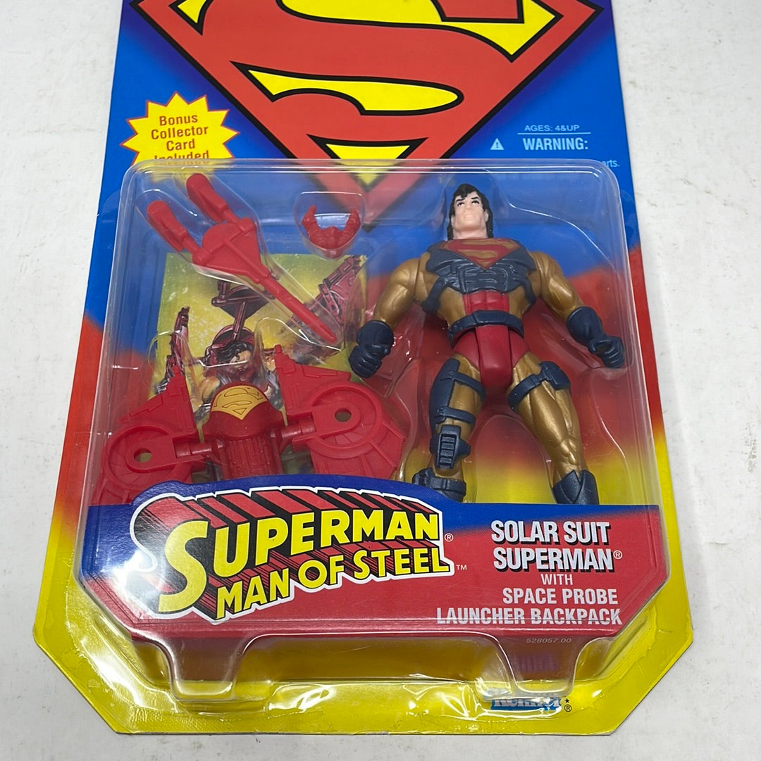 Superman Man Of Steel Kenner Action Figure Solar Suit Superman 1995 ...