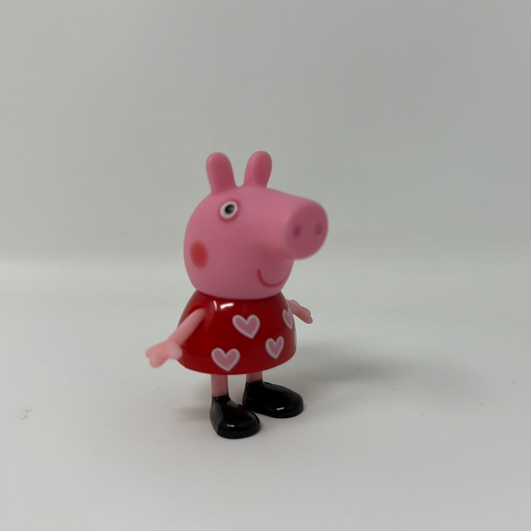 Peppa Pig Red Dress With Hearts Figure – shophobbymall