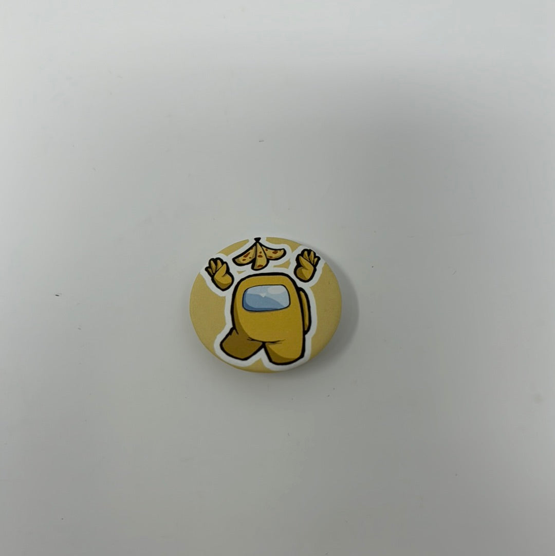 Yellow Among Us Pin – shophobbymall