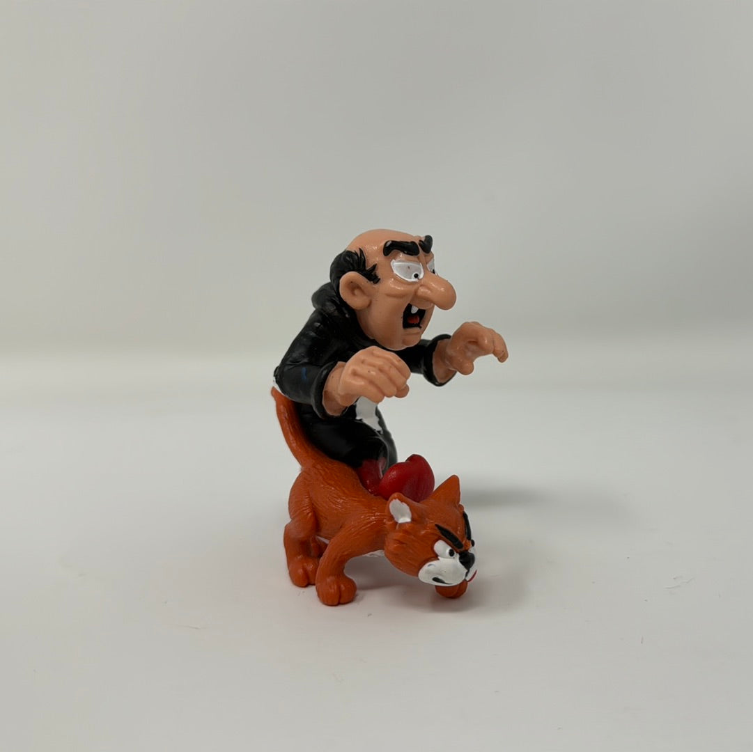 Smurfs Movie Gargamel & Azrael Figure PVC Figurine Schleich Peyo 2012 ...