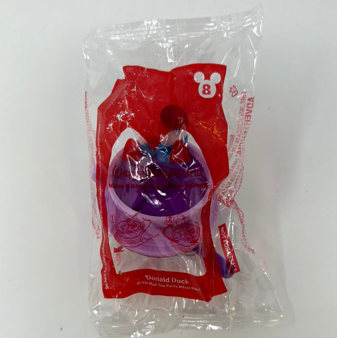 McDonald’s 2022 Happy Meal Toy #8 Donald Duck at Mad Tea Party Disney ...
