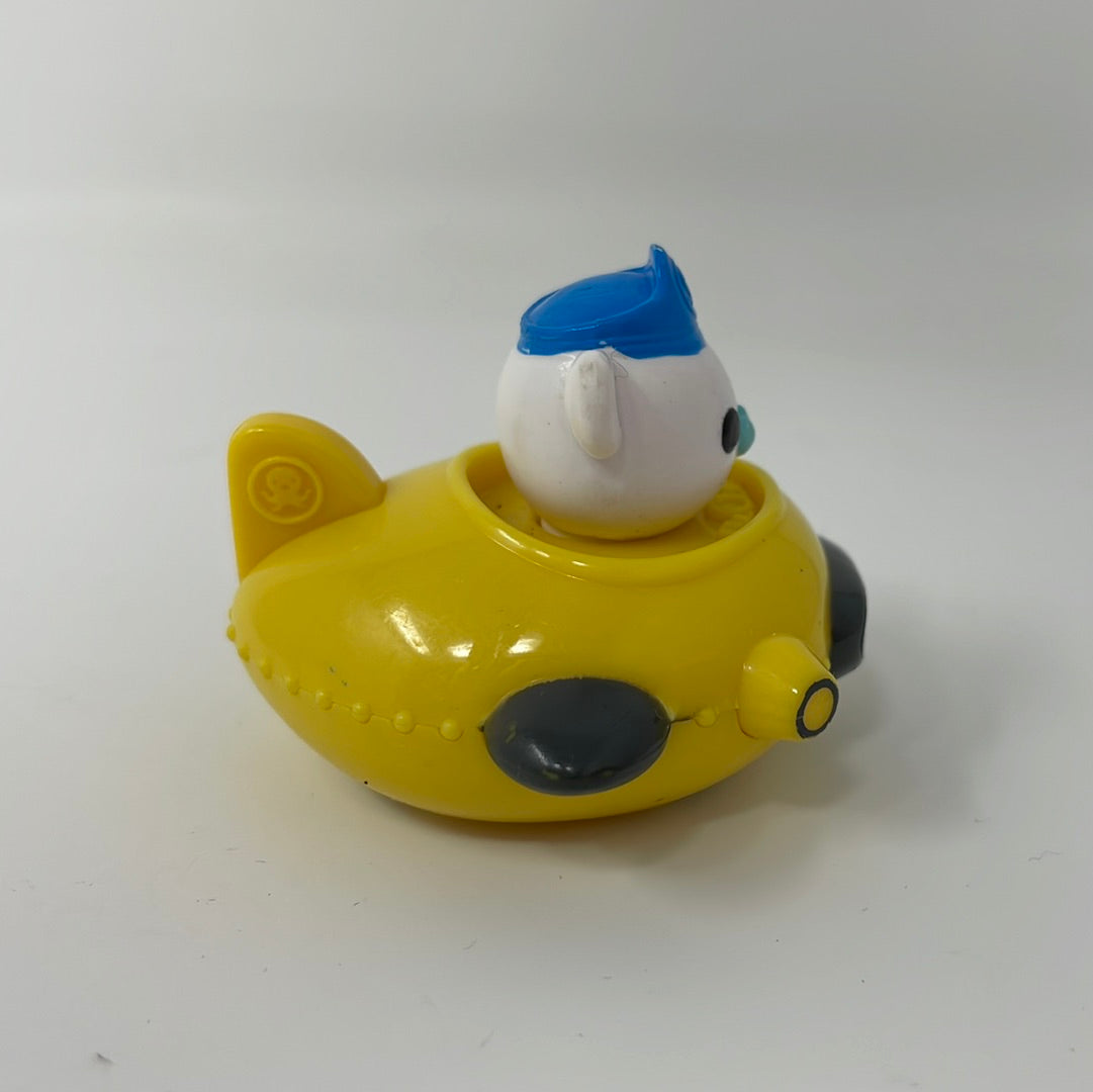 Octonauts Gup D. Mini yellow speeder. Captain Barnacles toy Ship. Matt ...