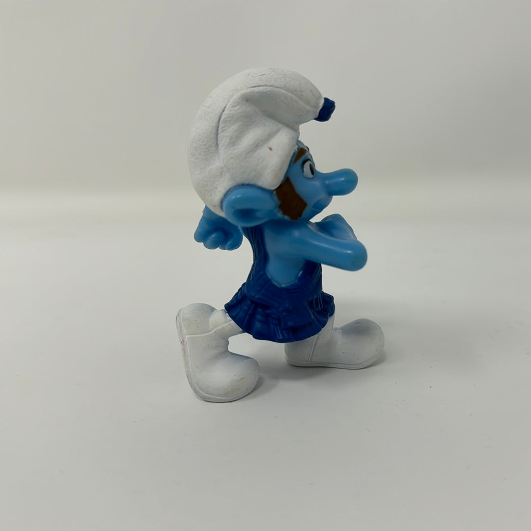 2011 Gutsy Smurf kilt McDonald's happy meal toy figure – shophobbymall