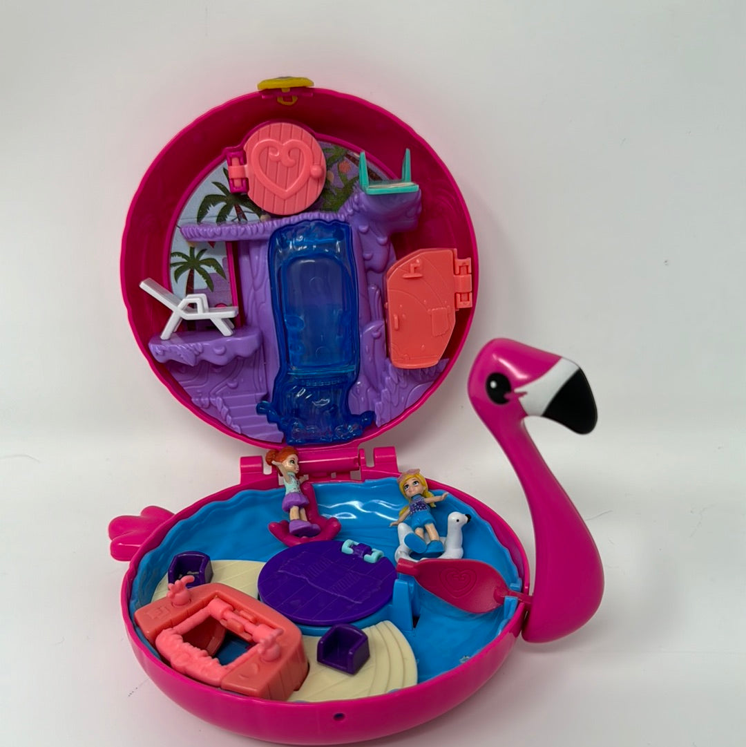 Polly Pocket Compact - Pink Flamingo Floatie 2017 – shophobbymall