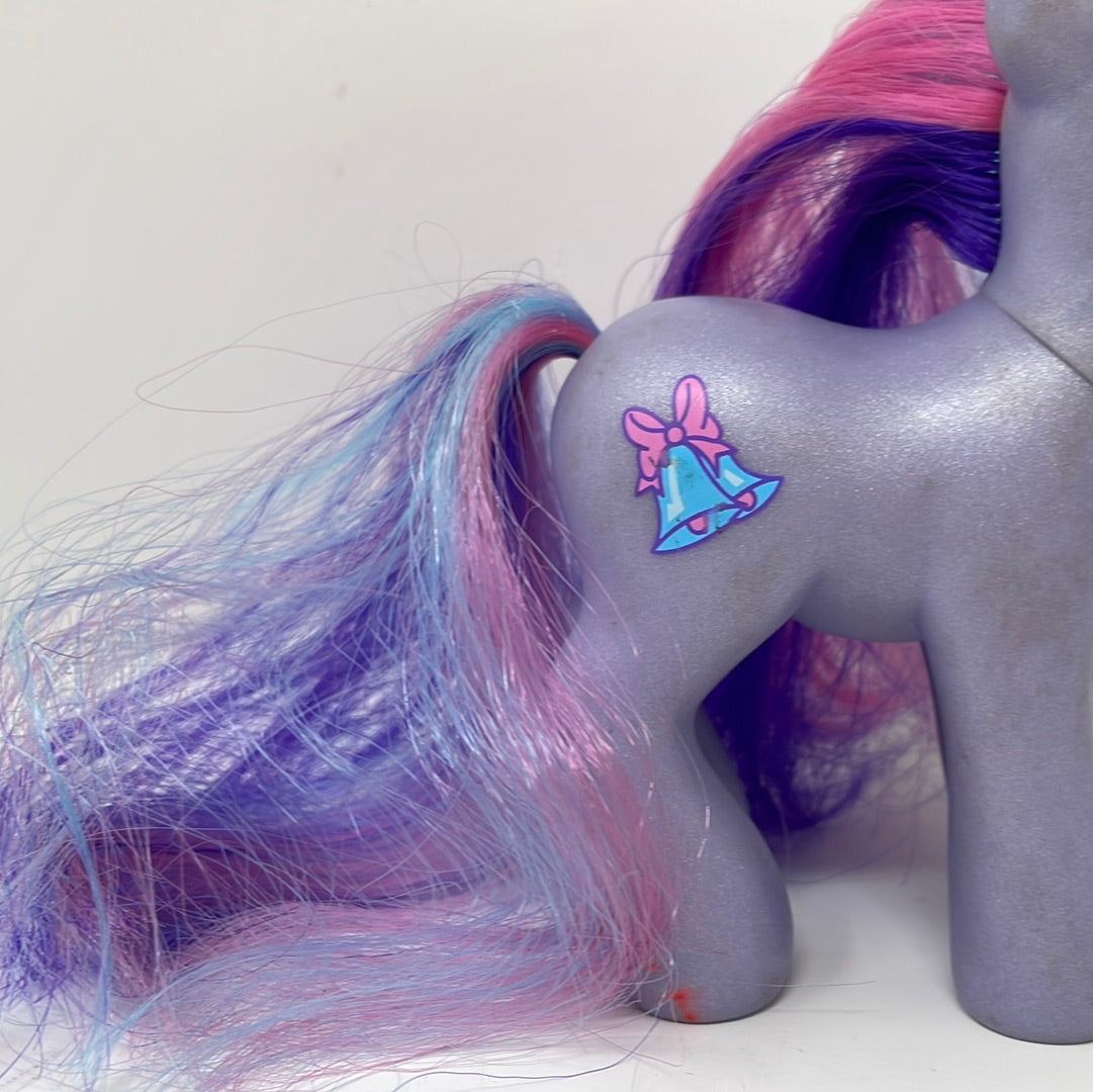 MY LITTLE PONY G3 Shimmery Purple TINK-A-TINK-A-TOO Bells 2002 Rainbow ...