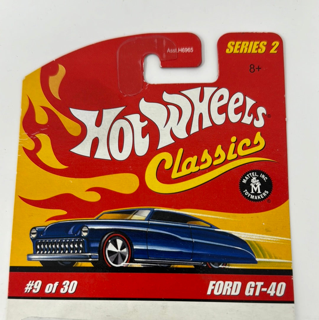 Hot Wheels Classics Series 2 - Ford GT-40 Spectraflame Antifreeze 1:64 ...