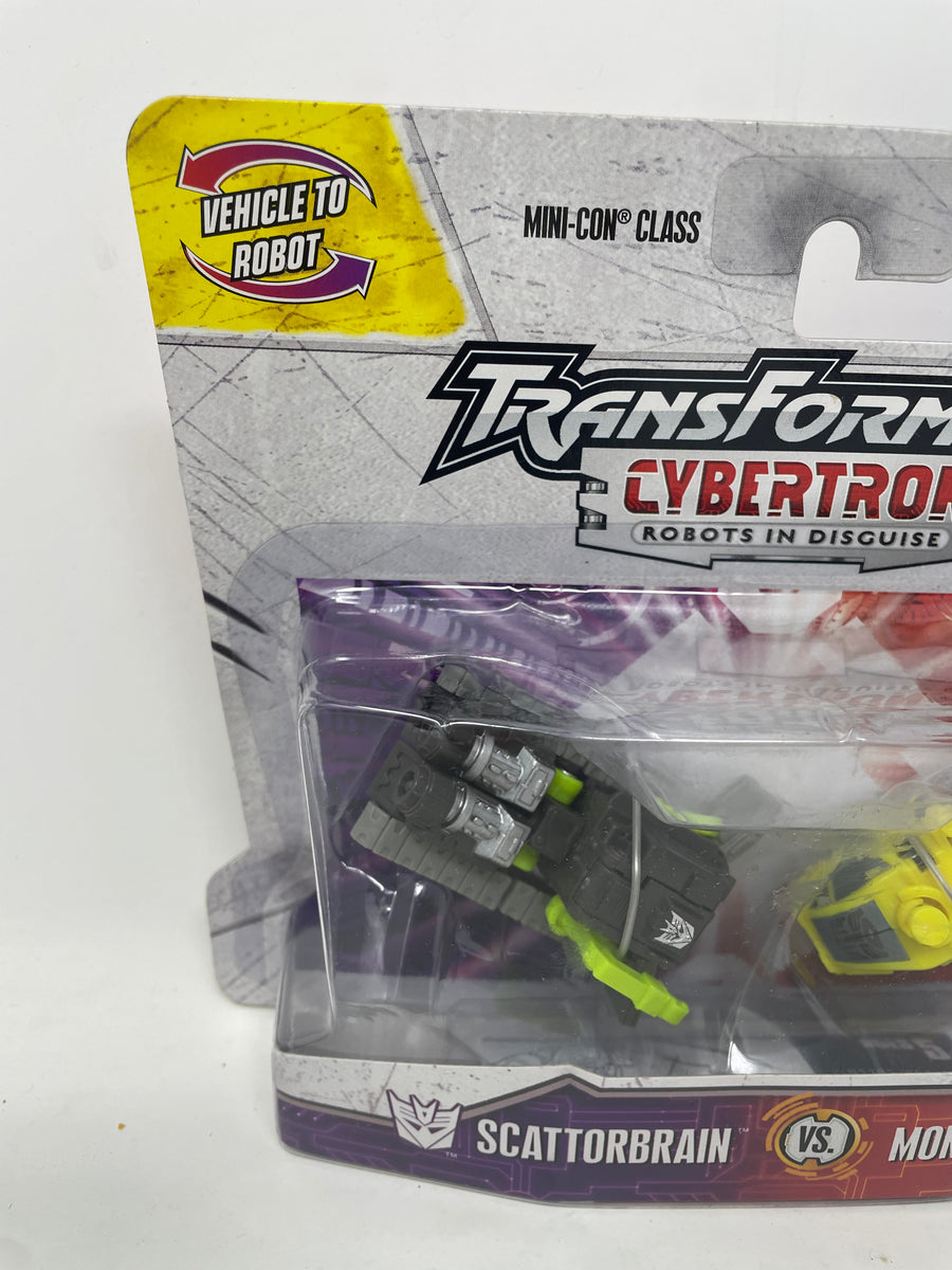 Hasbro Transformers Cybertron Mini-Con 2 Pack Scattorbrain Vs Monocle ...