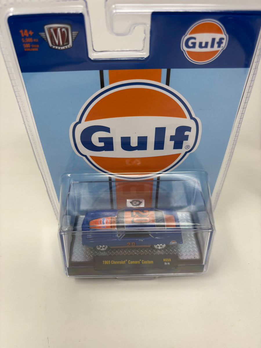 M2 Machines Gulf 1969 Chevrolet Camaro Custom HS59 25-16 – shophobbymall