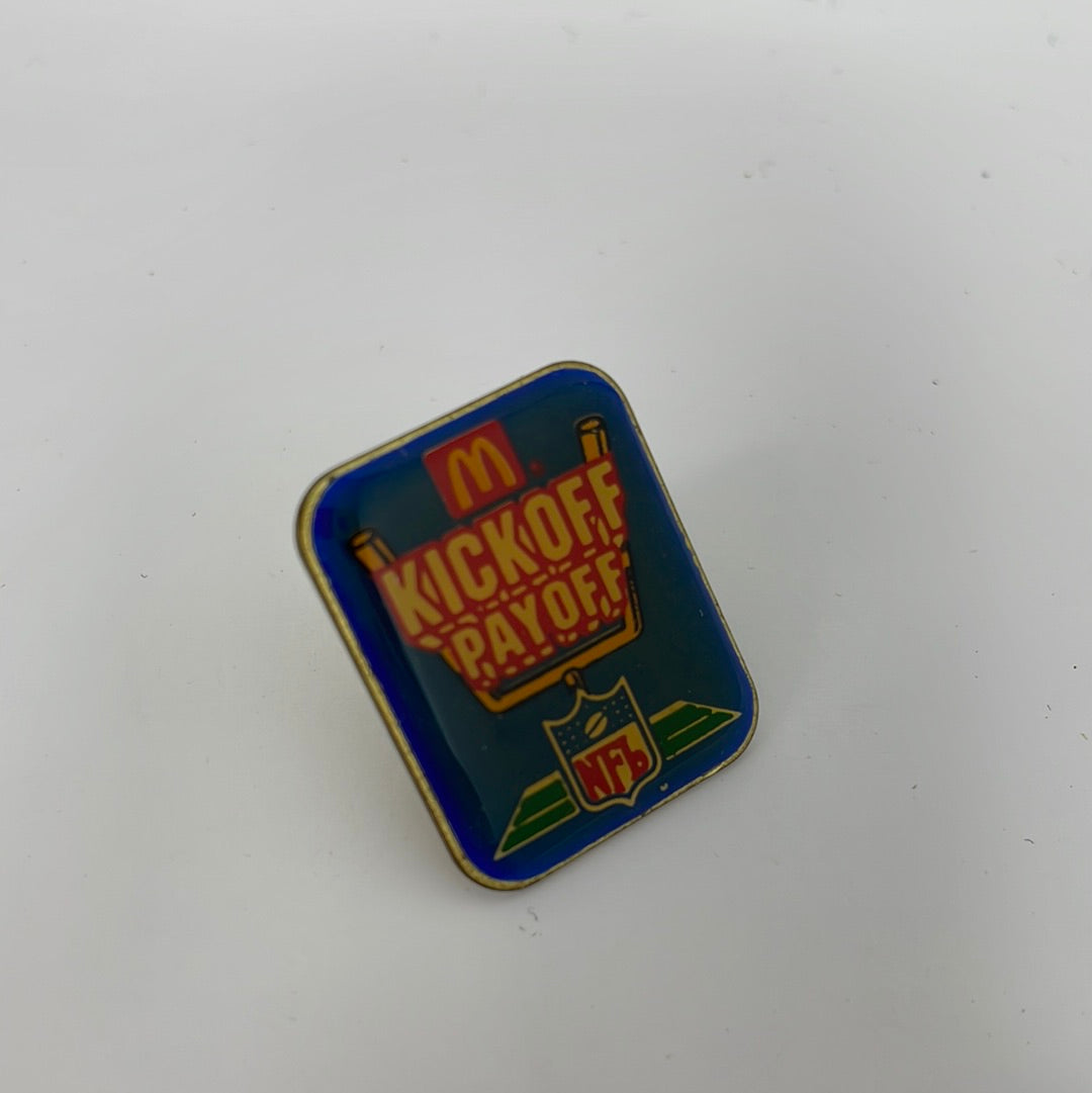 McDonalds NFL Kickoff Payoff Lapel Pin – shophobbymall