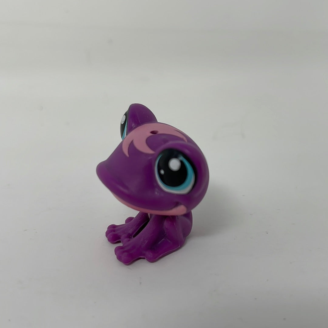 LPS Littlest Pet Shop Hasbro Purple & Pink Ted Paulen Frog – shophobbymall