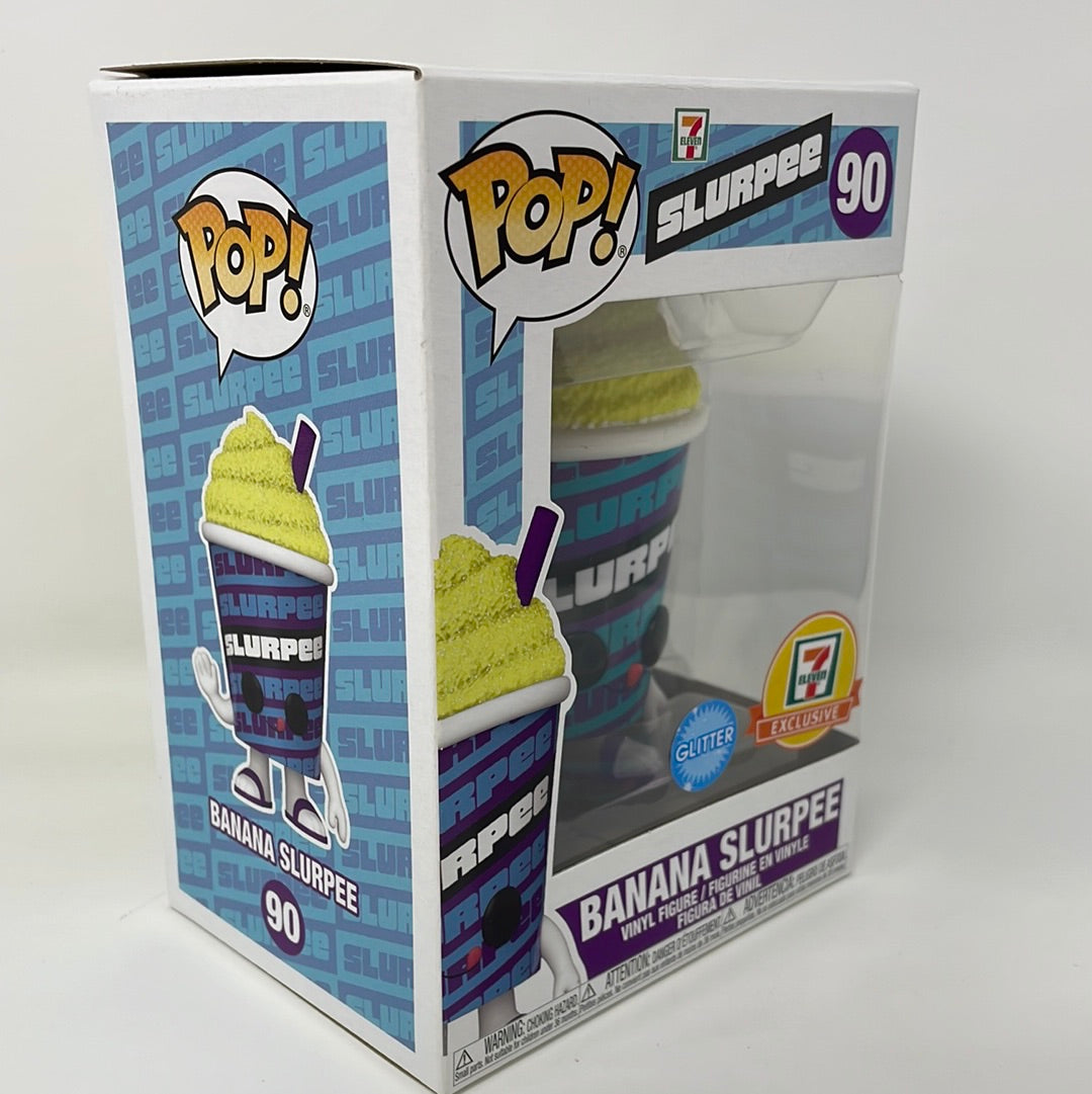 Funko Pop 7 Eleven Slurpee Exclusive Glitter Banana Slurpee 90 ...