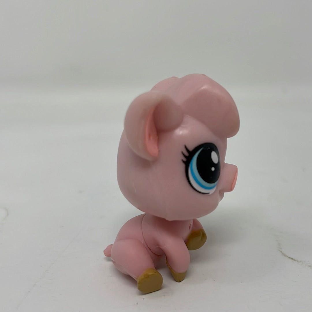 LOLLY PINKINGTON PIG #3744 Littlest Pet Shop Hasbro LPS Pink Hair ...