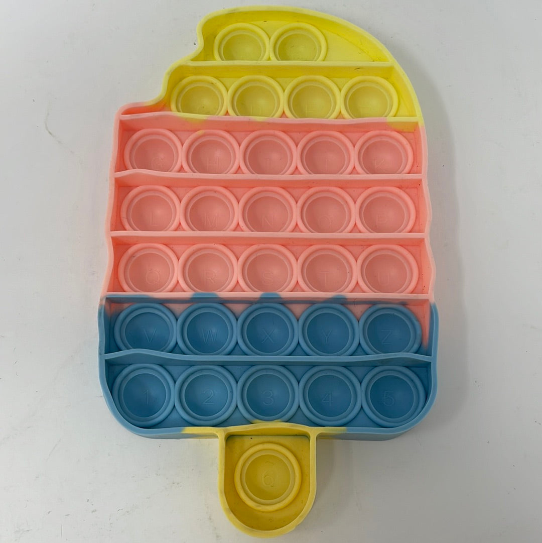 Fidget Pop It Popsicle Shape Yellow, Pink and Blue – shophobbymall