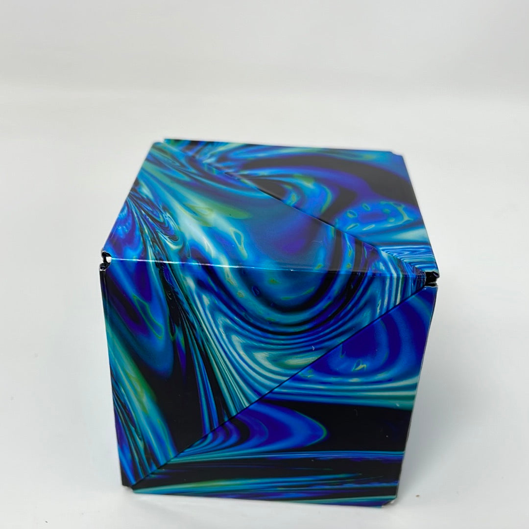 Shashibo Shape Shifting Cube fidget toy Mystic Ocean – shophobbymall