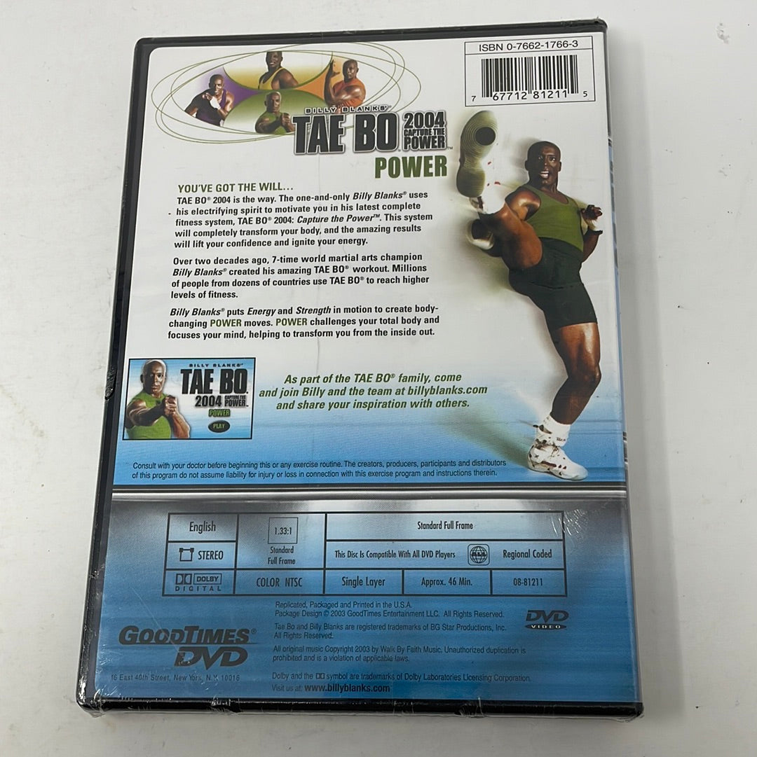 DVD Billy Blanks’ Tae Bo 2004 Capture The Power (Sealed) – shophobbymall