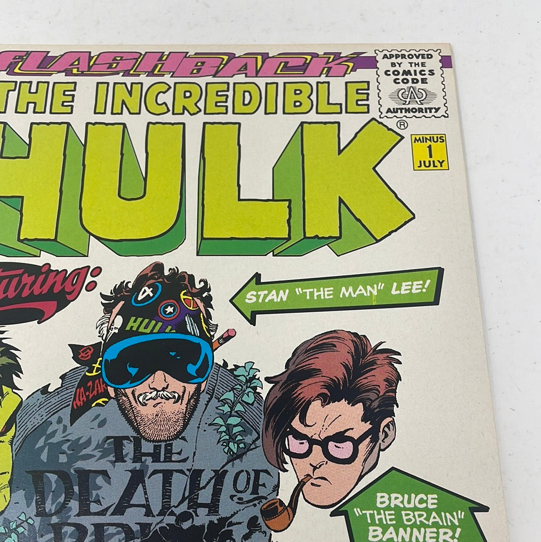 Marvel Comics The Incredible Hulk Minus 1 July 1993 – shophobbymall