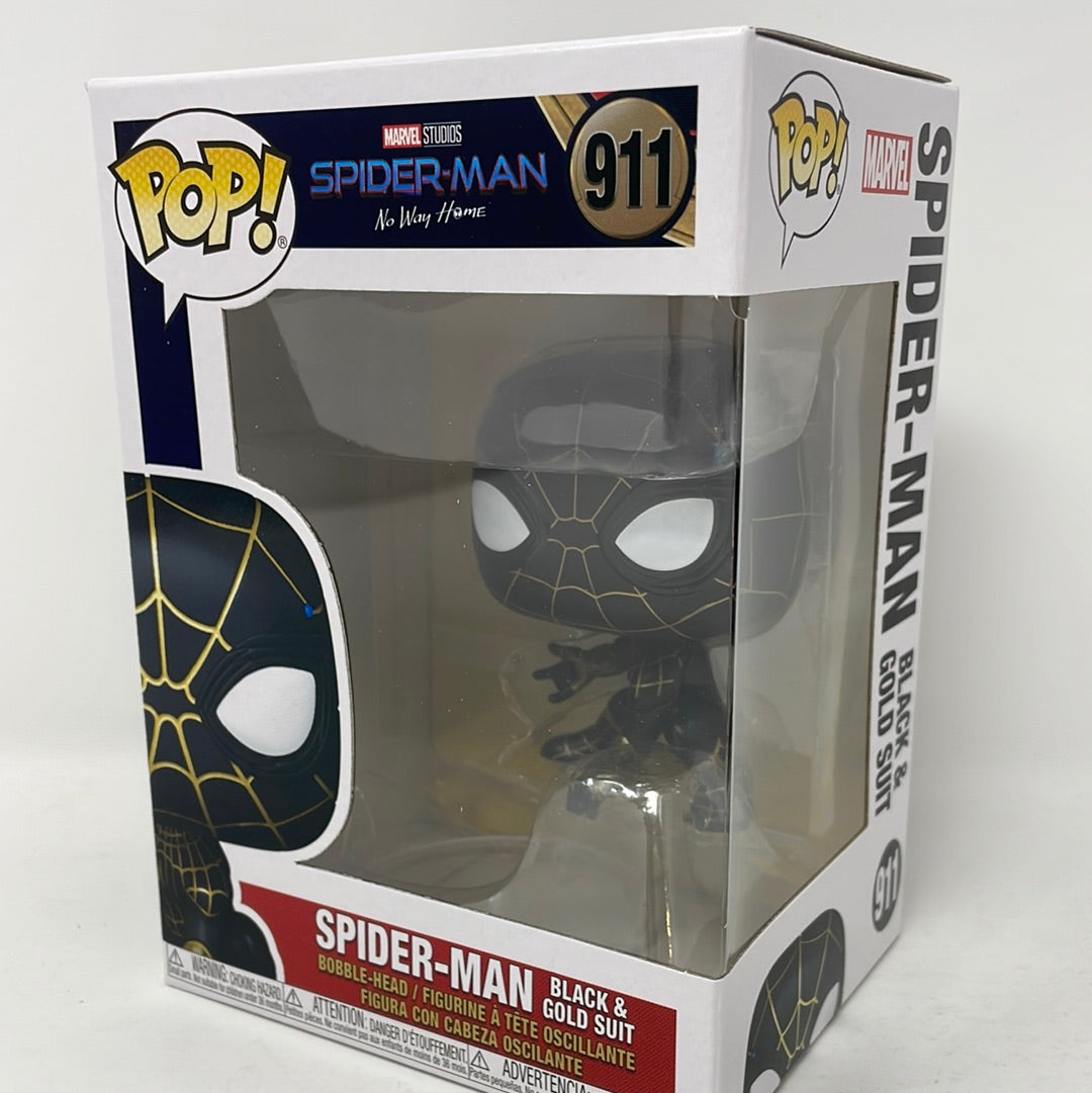 Funko Pop Marvel Studios Spider-Man No Way Home Spiderman Black & Gold ...