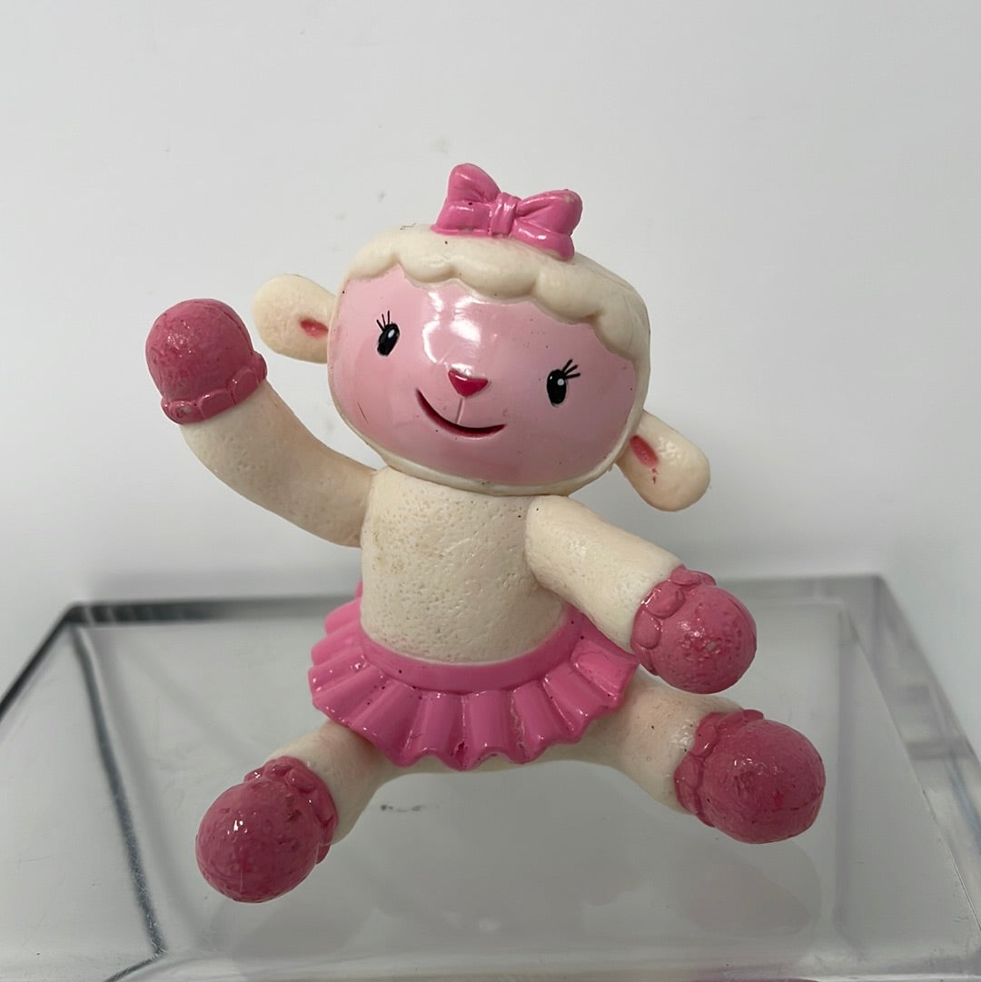 2" Disney Junior Doc McStuffins Lambie Lamb Figure Figurine Birthday C ...