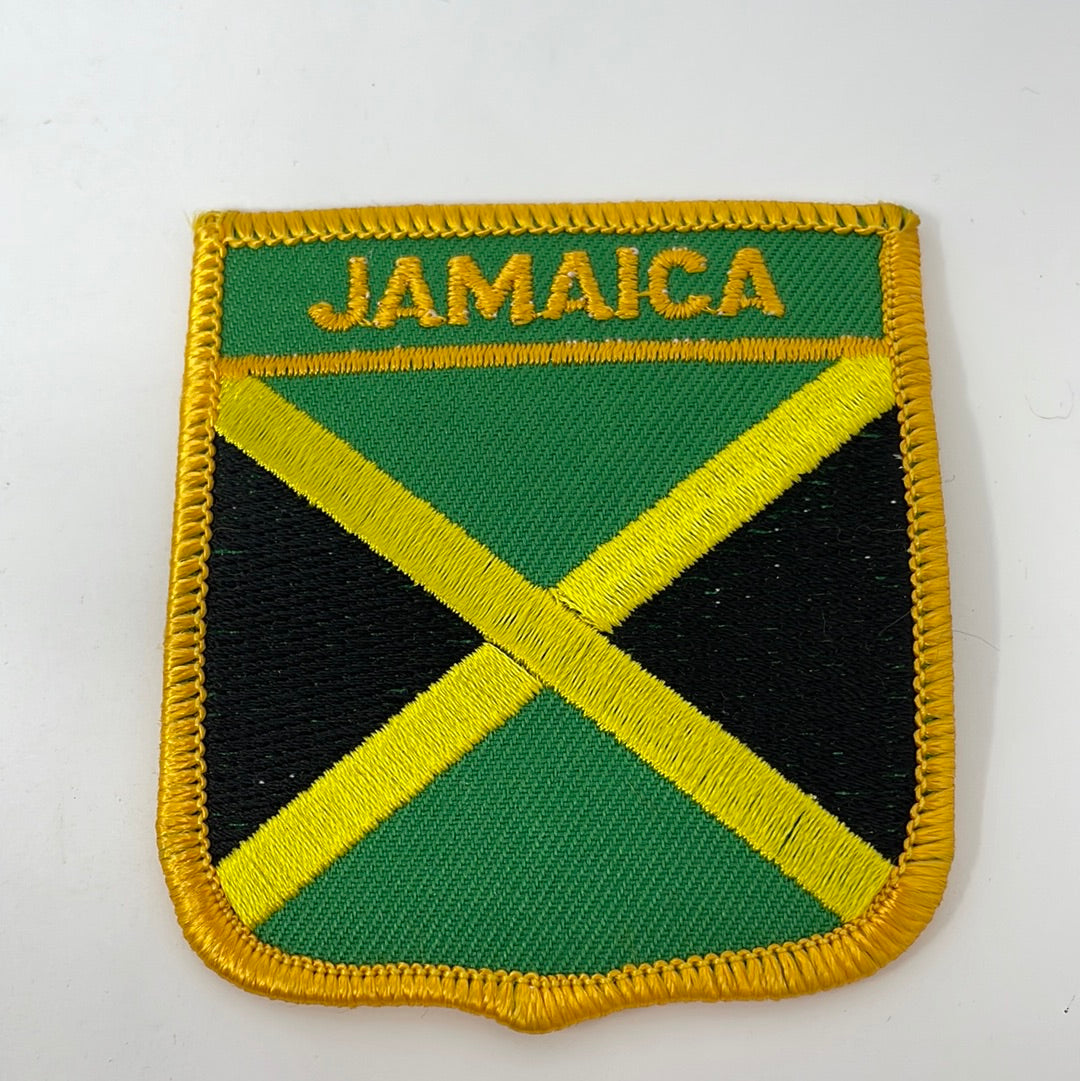JAMAICA PATCH - REGGAE, RASTA, CARIBBEAN BADGE 2.75" – shophobbymall