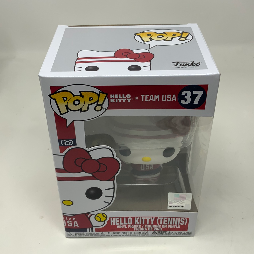 Funko Pop Hello Kitty Olympics Team USA Hello Kitty Tennis #37 ...