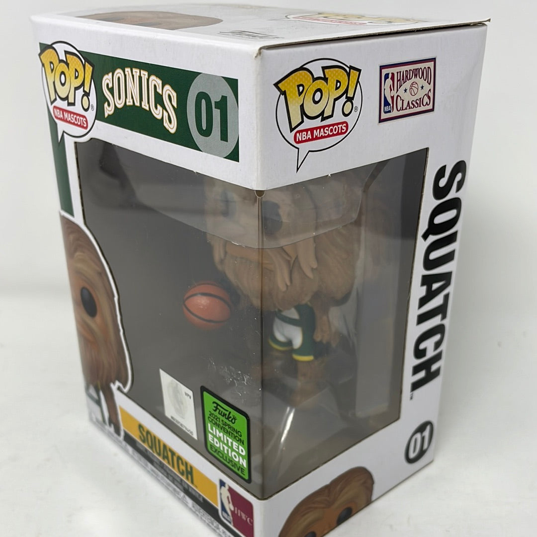 Funko Pop NBA Mascots Sonics Squatch NBA HWC 2021 Spring Convention Li ...