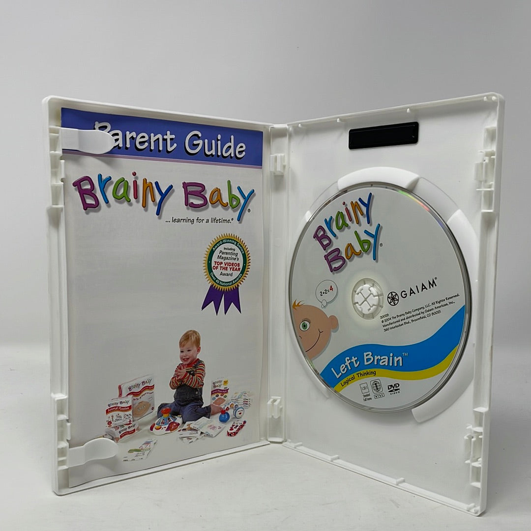 DVD Brainy Baby Left Brain Logical Thinking Ages 9-24 Months ...