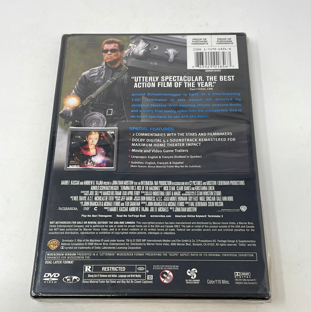 DVD Terminator 3 Rise Of The Machines Widescreen Edition (Sealed ...