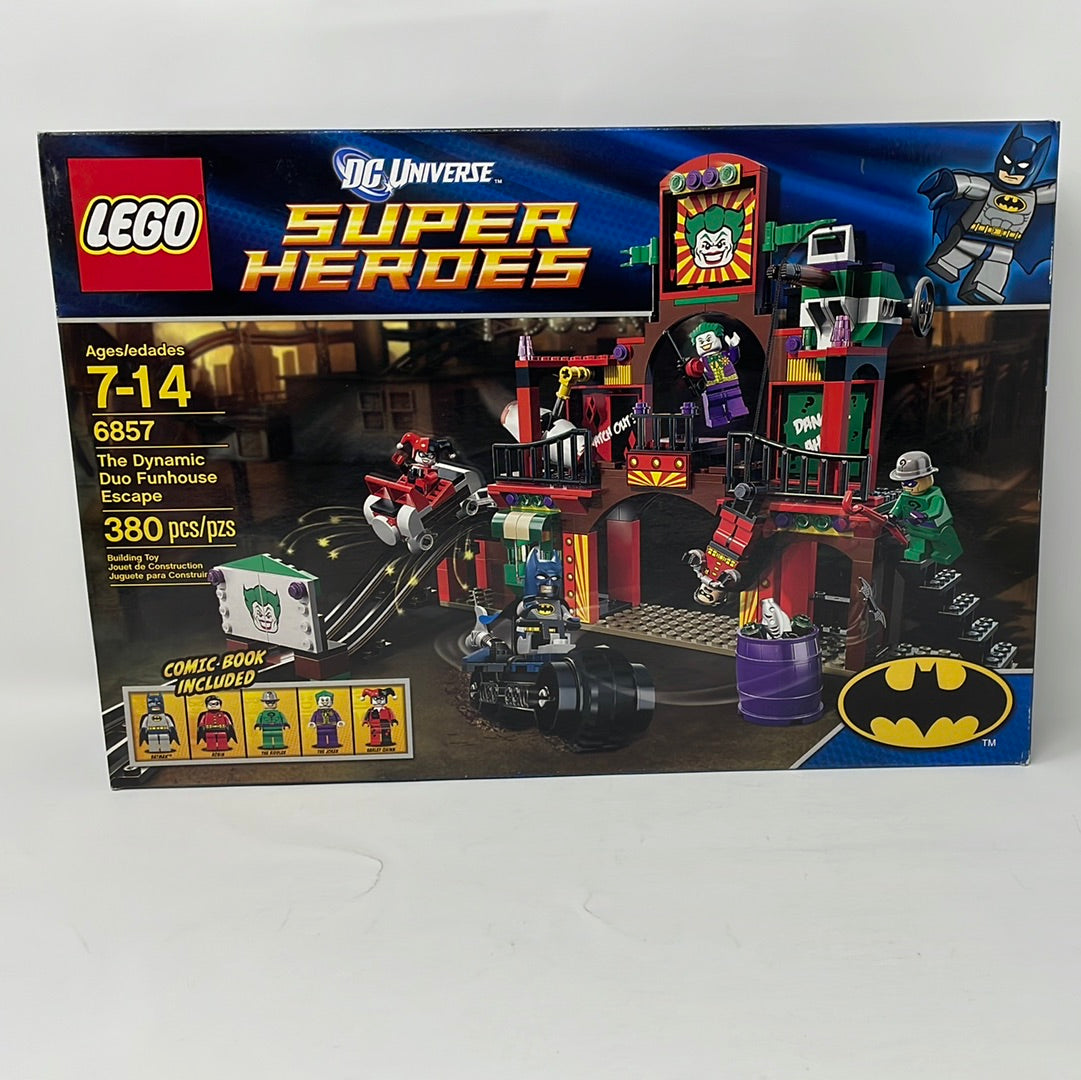 Lego DC Universe Super Heroes 6857 The Dynamic Duo Funhouse Escape ...
