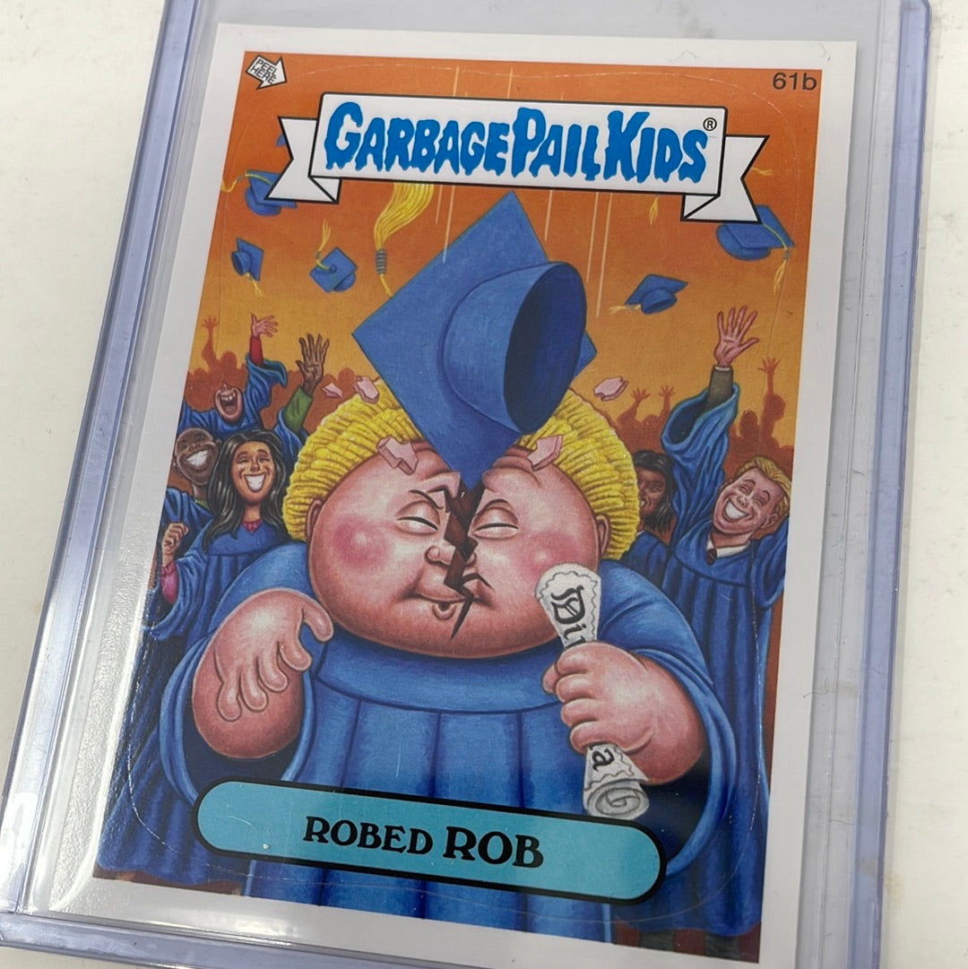 Vintage Garbage Pail Kids 2013 Sticker Card Robed ROB 61b – shophobbymall