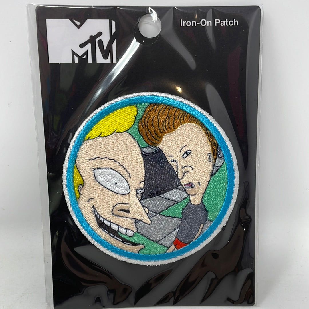 Beavis and Butthead Iron-On Patch MTV 3.5" Round Loungefly New in Pack ...