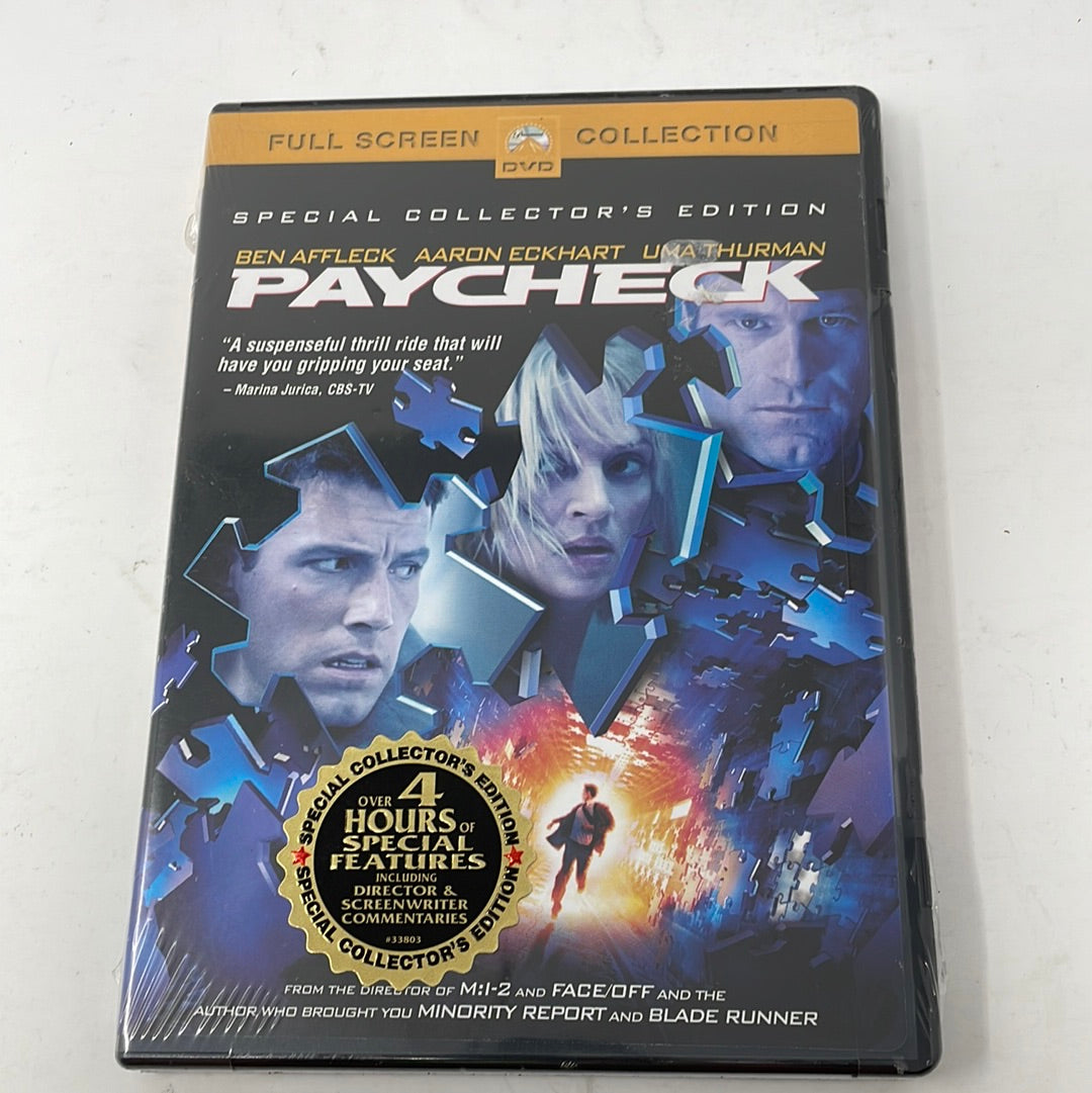 DVD Paycheck Full Screen Collection Special Collectors Edition (Sealed ...
