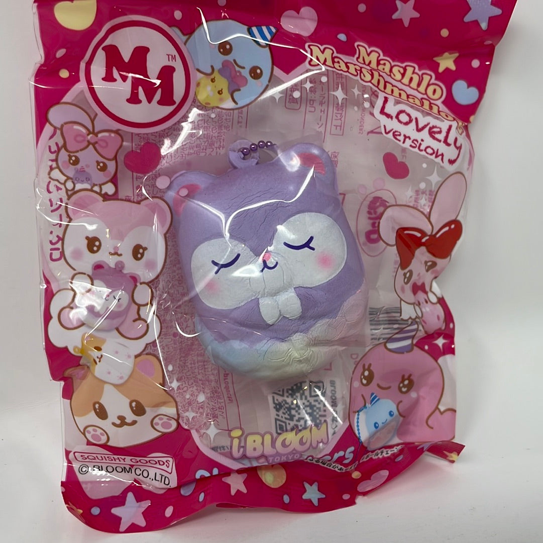 Mashlo Marshmallow Lovely Version Bear Squishy Purple – shophobbymall