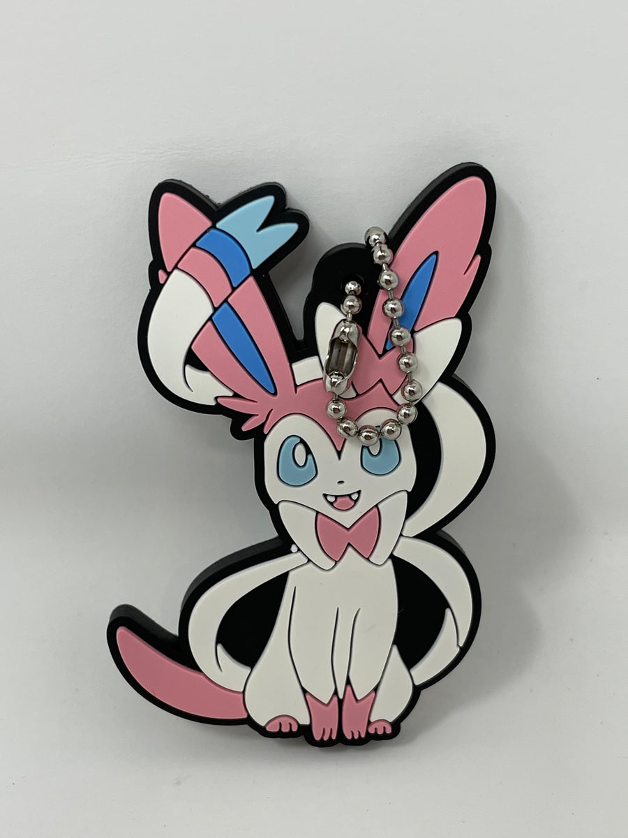 Pokémon Sylveon Eevolution Gashapon Rubber Keychain Nintendo ...