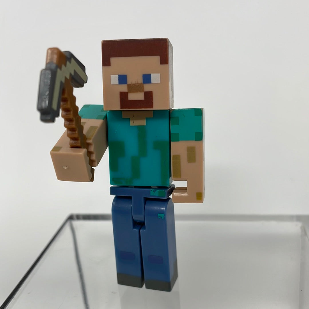 Minecraft Steve with Pickaxe Action Figure Jazwares – shophobbymall