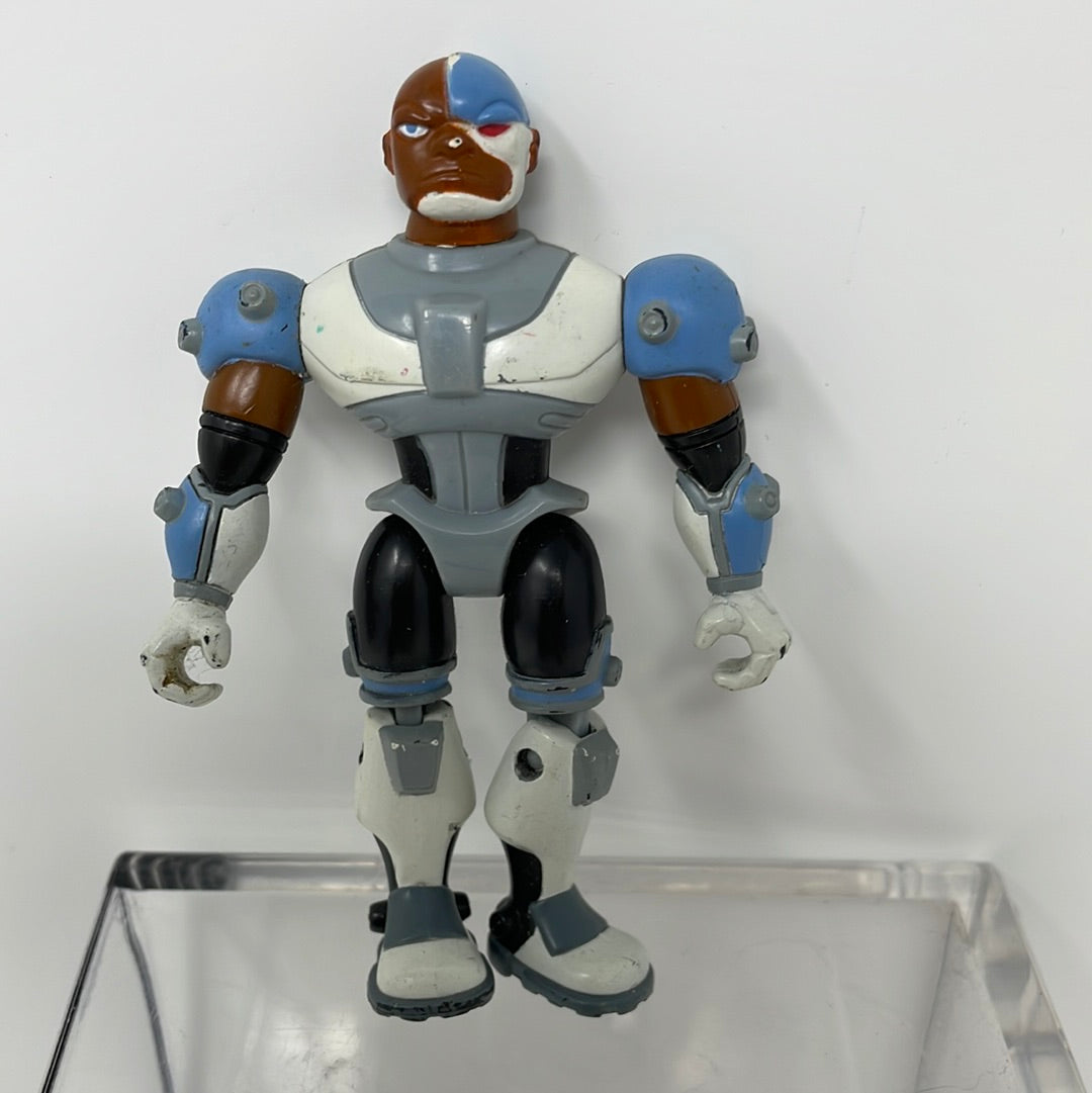 Teen Titans Cyborg Action Figure Toy Bandai 2004 3.75” DC Comics ...