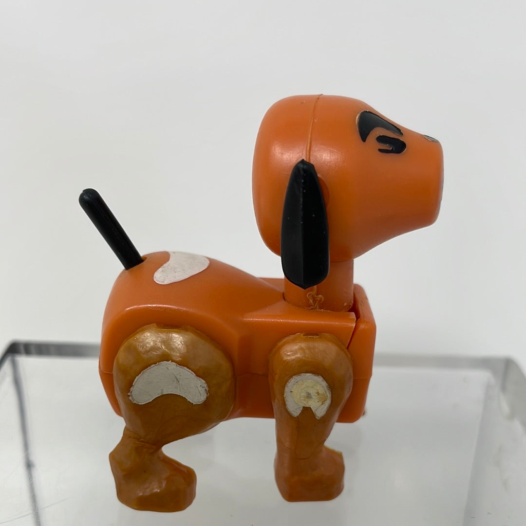 Fisher Price Little People Farm Brown Dog White Spots Vintage Poseable ...