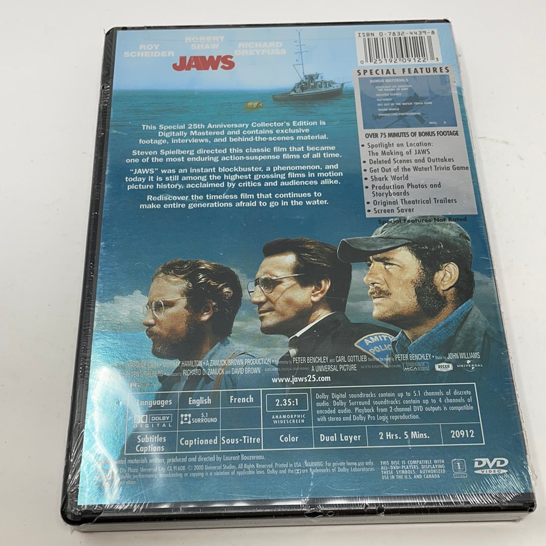 DVD Jaws Anniversary Collector's Edition Widescreen (Sealed ...