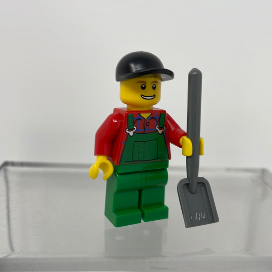 Lego City 7566 Farmer Minifigure Green Overalls – shophobbymall