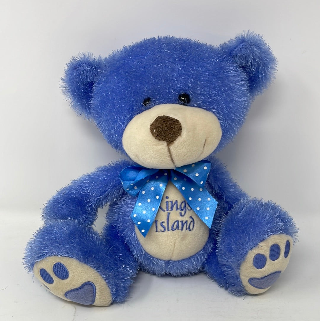 Blue Stuffed Teddy Bear Kings Island – shophobbymall