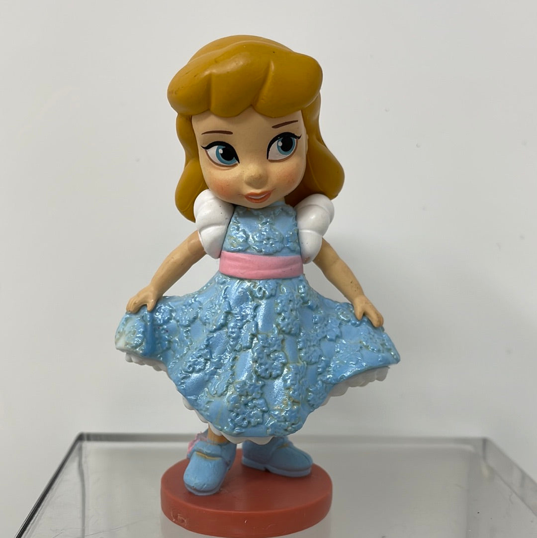 Disney ANIMATORS Collection CINDERELLA Princess PVC 3.5” Figure Cake T ...